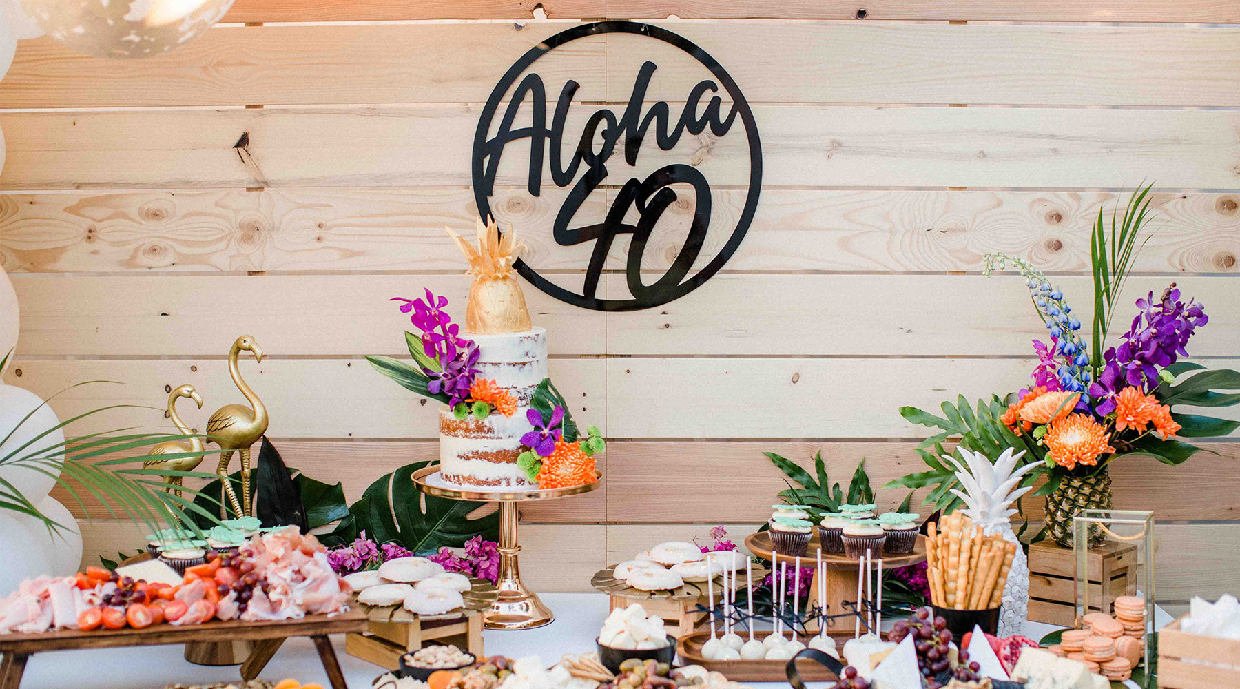 Theme Aloha Tropical 40 - Design My Party Studio