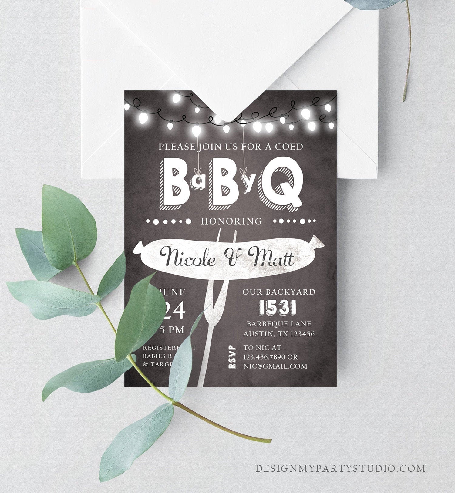 Baby Q Shower Printables