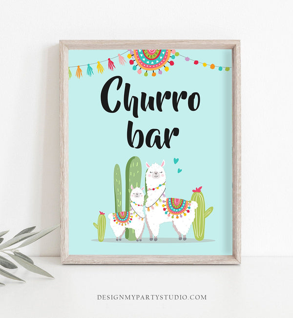 Llama Churro Bar Sign Wedding Fiesta Cinco de Mayo Couples Shower Deco ...