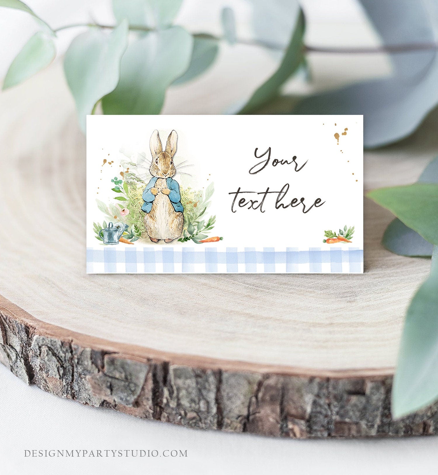 Editable Peter Rabbit Food Labels Rabbit Place Card Tent Card Escort C ...