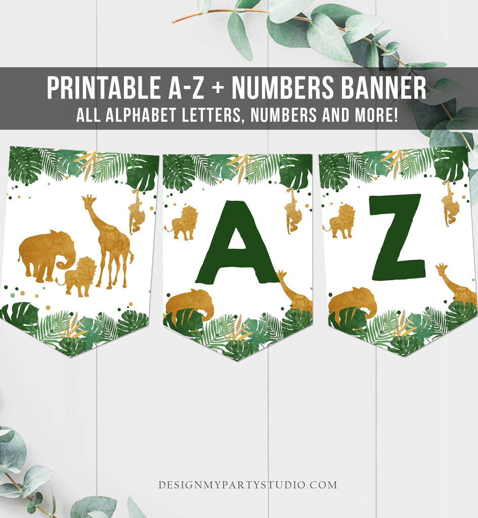 Jungle Banner Printable